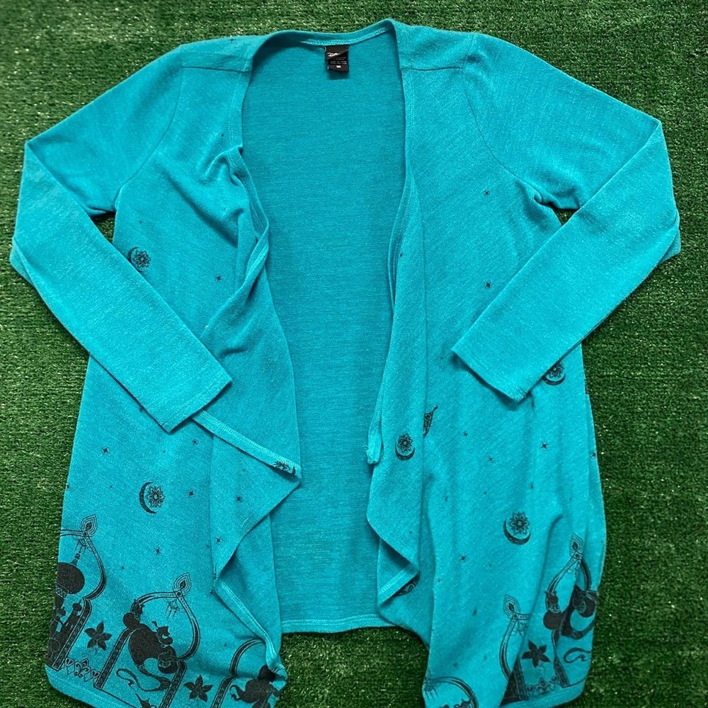 Aladdin Vintage Disney Movie Shawl Sweater - Gem